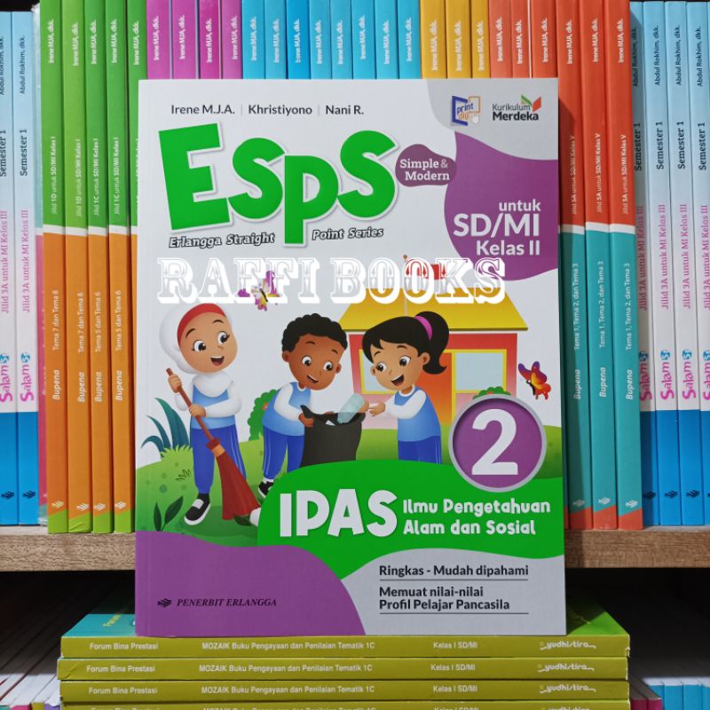 Jual Buku ESPS IPAS Kelas 2 SD Kurikulum Merdeka Erlangga original | Shopee Indonesia