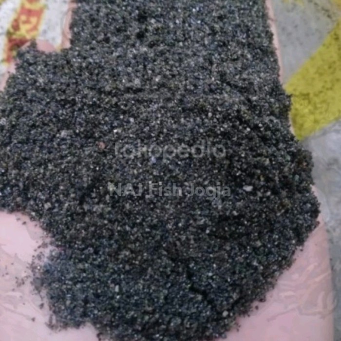 Jual Pasir Moza /Moza Sand / Silika Hitam Akuarium Aquascape karung 6 ...