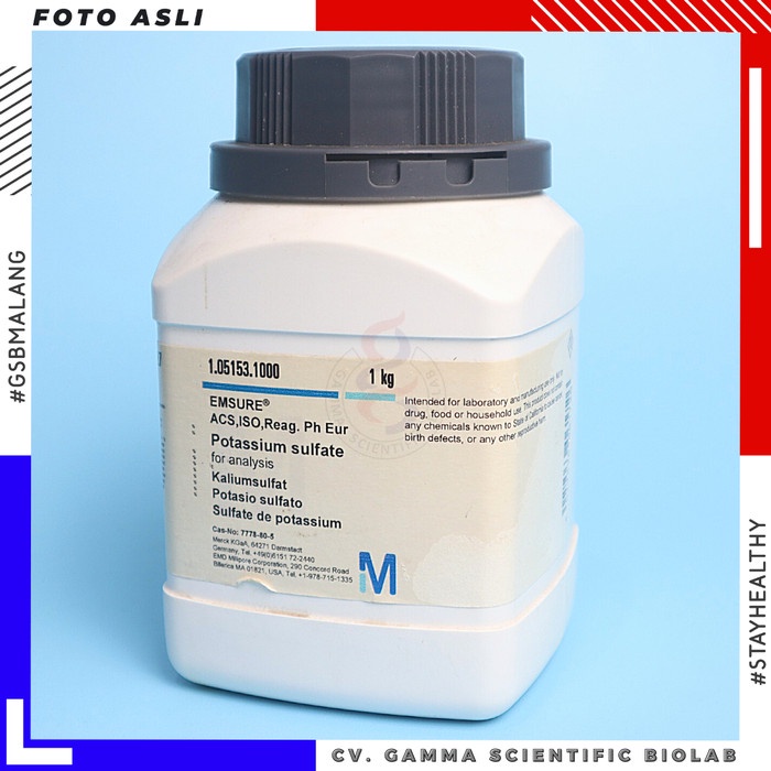 Jual Potassium Sulfate for analysis EMSURE 1Kg - Merck | Shopee Indonesia