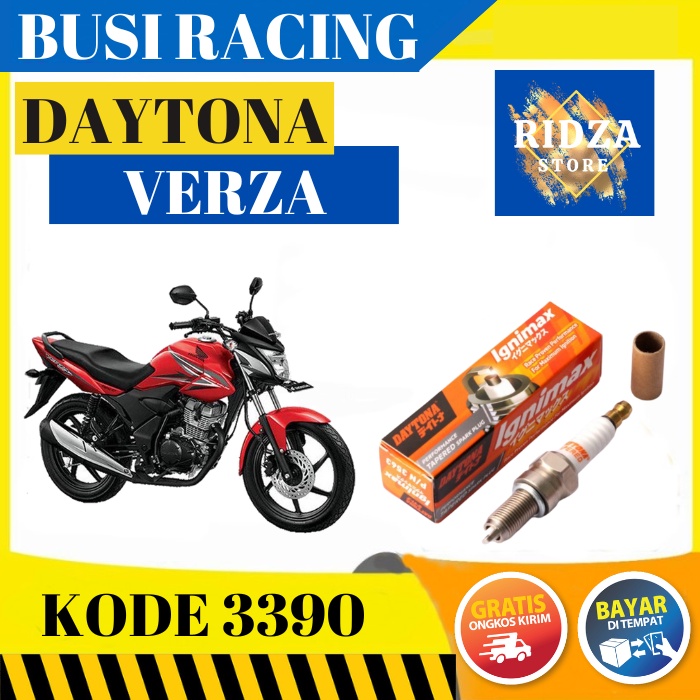 Jual BUSI RACING DAYTONA ORIGINAL HONDA VERZA IRIDIUM 3390 | Shopee ...