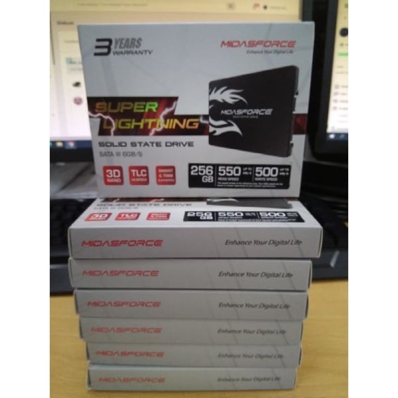 Jual Midas Force SSD 256GB | Shopee Indonesia