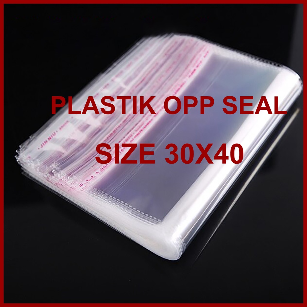 Jual PLASTIK OPP SEAL 30X40(100 LEMBAR) | Shopee Indonesia