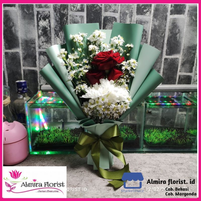 Jual [FRESH] Buket Bunga Asli | Hand Bouquet | buket bunga wisuda ...