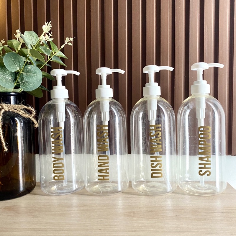 Jual BOTOL REFIL SABUN 1 Liter BENING FREE STIKER CUTTING | Shopee ...