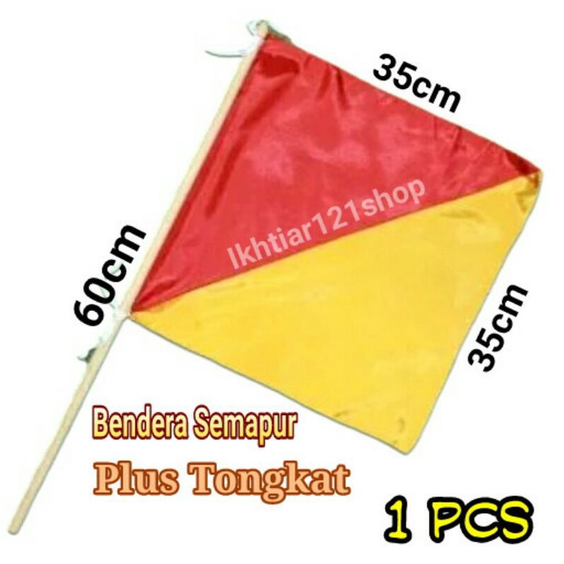 Jual Bendera Semapor Pramuka/Bendera Semapur Plus Tongkat Stik Satuan 1 ...