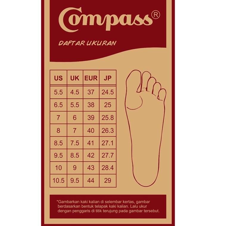 Jual S76M [100% Original] Sepatu Compass Retrograde Low High Black ...