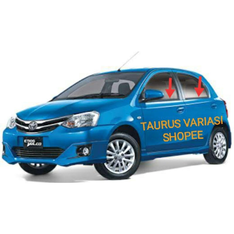 Jual cover List Lis Kaca Samping pelipit Pintu Mobil TOYOTA ETIOS valco ...