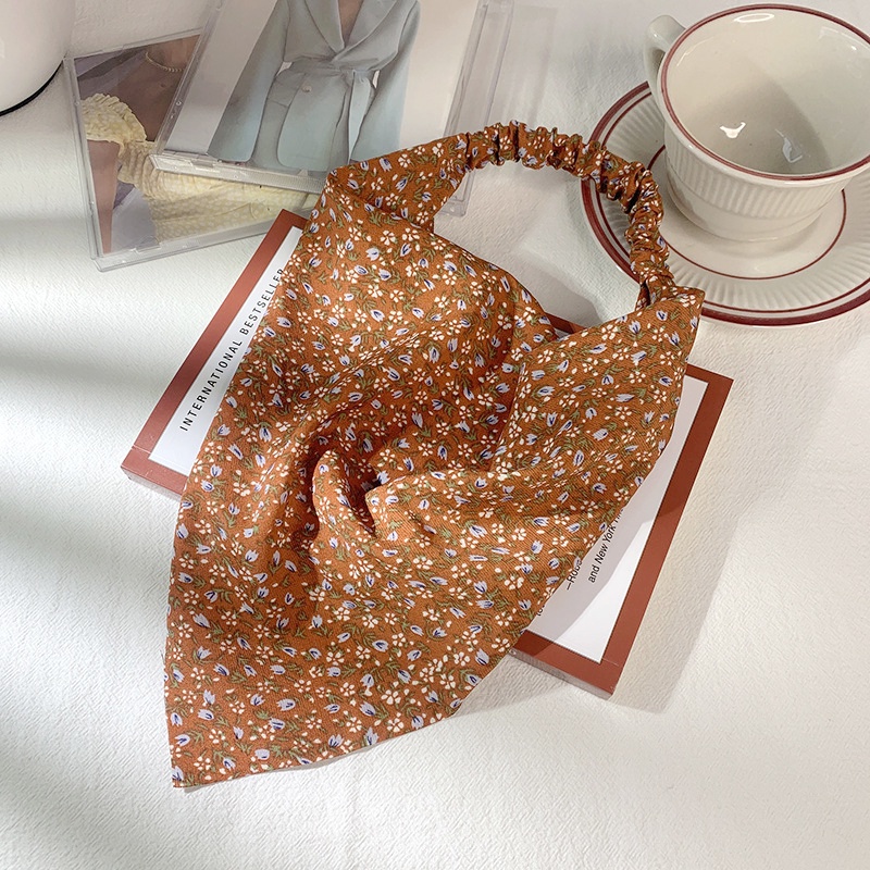 Jual Segitiga Syal Bertepi Lebar Jilbab Ikat Kepala Bunga Persegi Syal ...