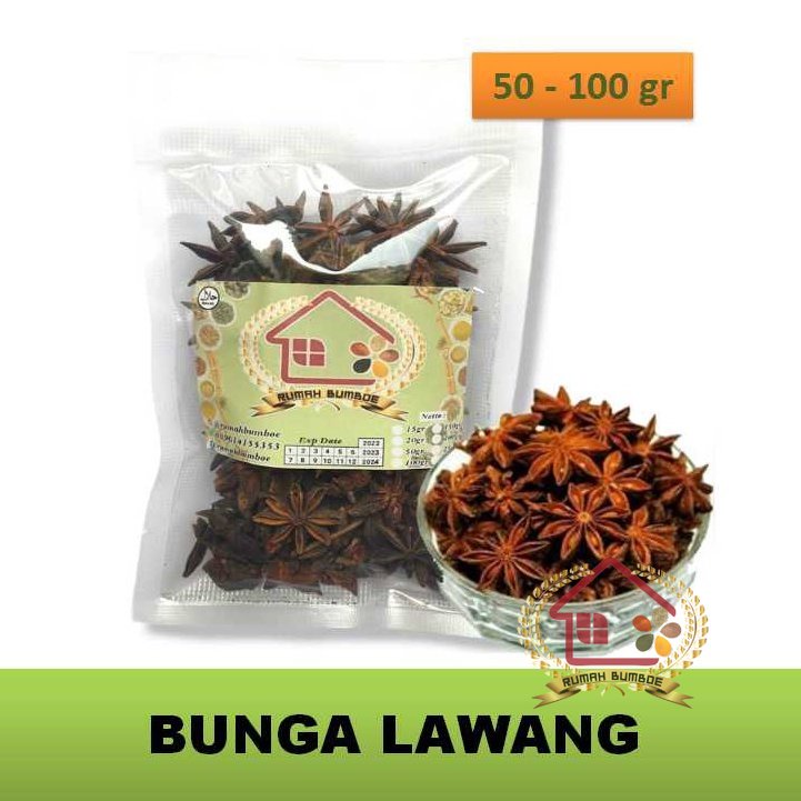 Jual (50 - 100gr) BUNGA LAWANG Pekak Kembang Lawang Rempah Tradisional ...