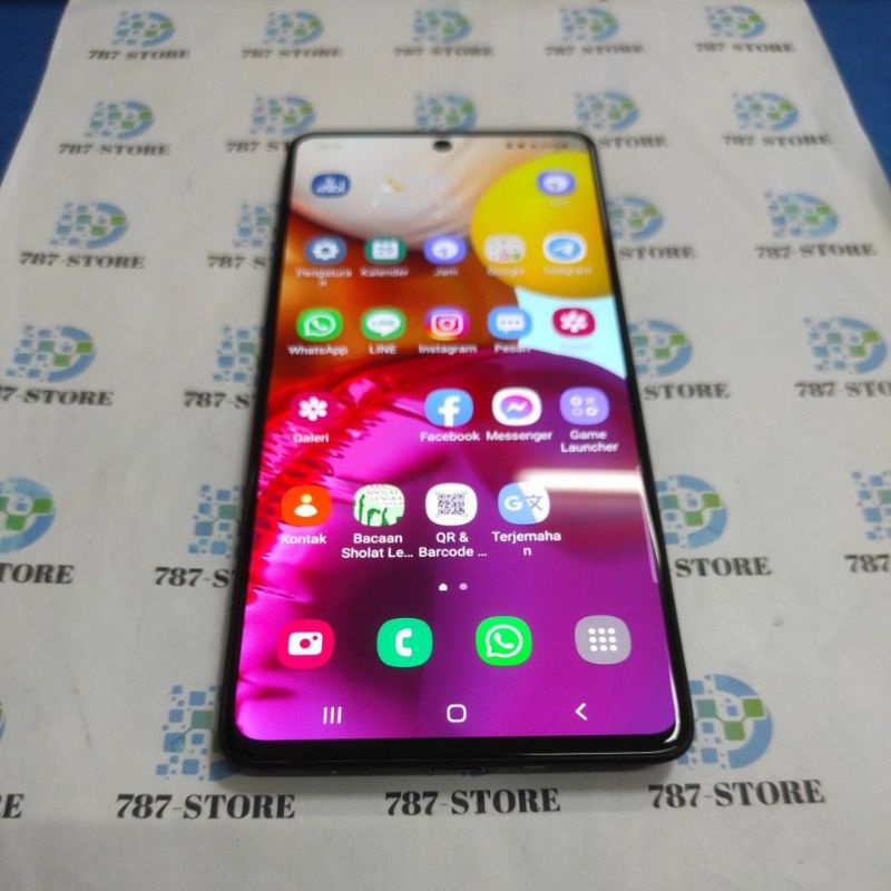 Jual lcd fullset frame samsung a71 a715f original bekas | Shopee Indonesia