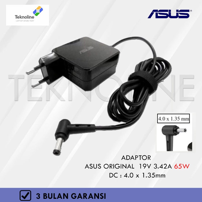 Jual Adaptor Charger Asus A409 X409 A409F A409FA A409J A409JA 19V 3.42A ...