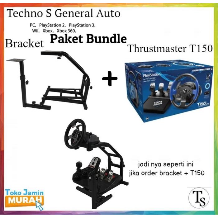 Jual Steering Thrustmaster T150 Rs Pro For Pc Ps3 Ps4 | Shopee Indonesia