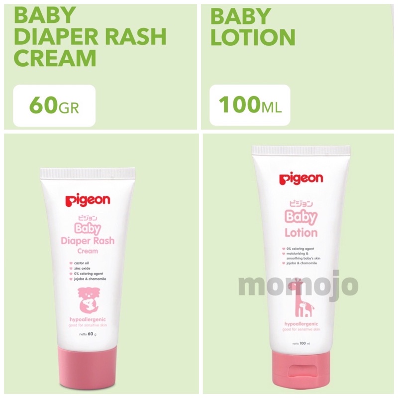 Jual PIGEON Baby Skin Care | Baby Lotion | Baby Diaper Rash Cream ...