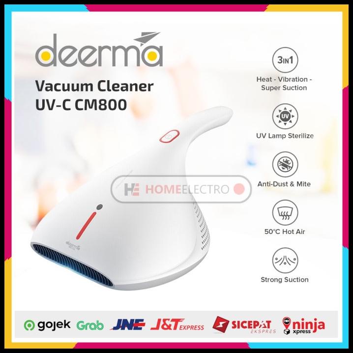 Jual Deerma Cm800 Cm-800 Dust Mites Vacuum Cleaner White Uv ...