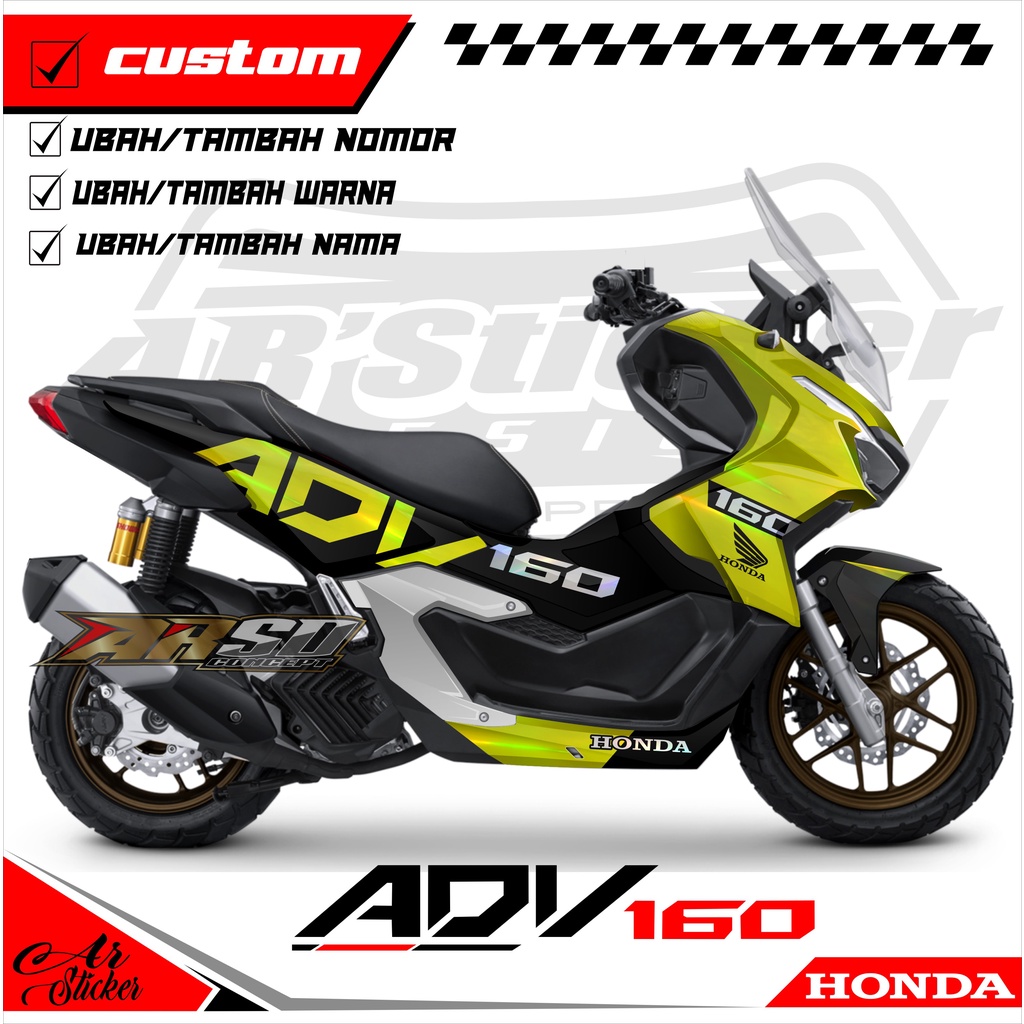 Jual Sticker Decal ADV 160 Fullbody - Stiker Dekal Honda ADV 160 ...