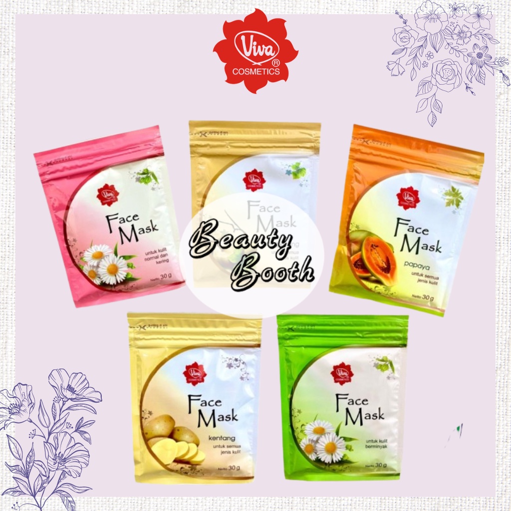 Jual VIVA Face Mask Sachet Masker Wajah 30Gr | Shopee Indonesia
