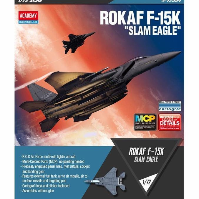 Jual Model kit Academy 12554 1/72 ROKAF F-15K SLAM EAGLE MCP | Shopee Indonesia