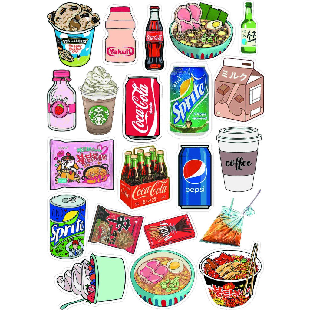 Jual Sticker Aesthetic Tumblr Custom Paket Jualan Mini Stiker Aesthetic ...