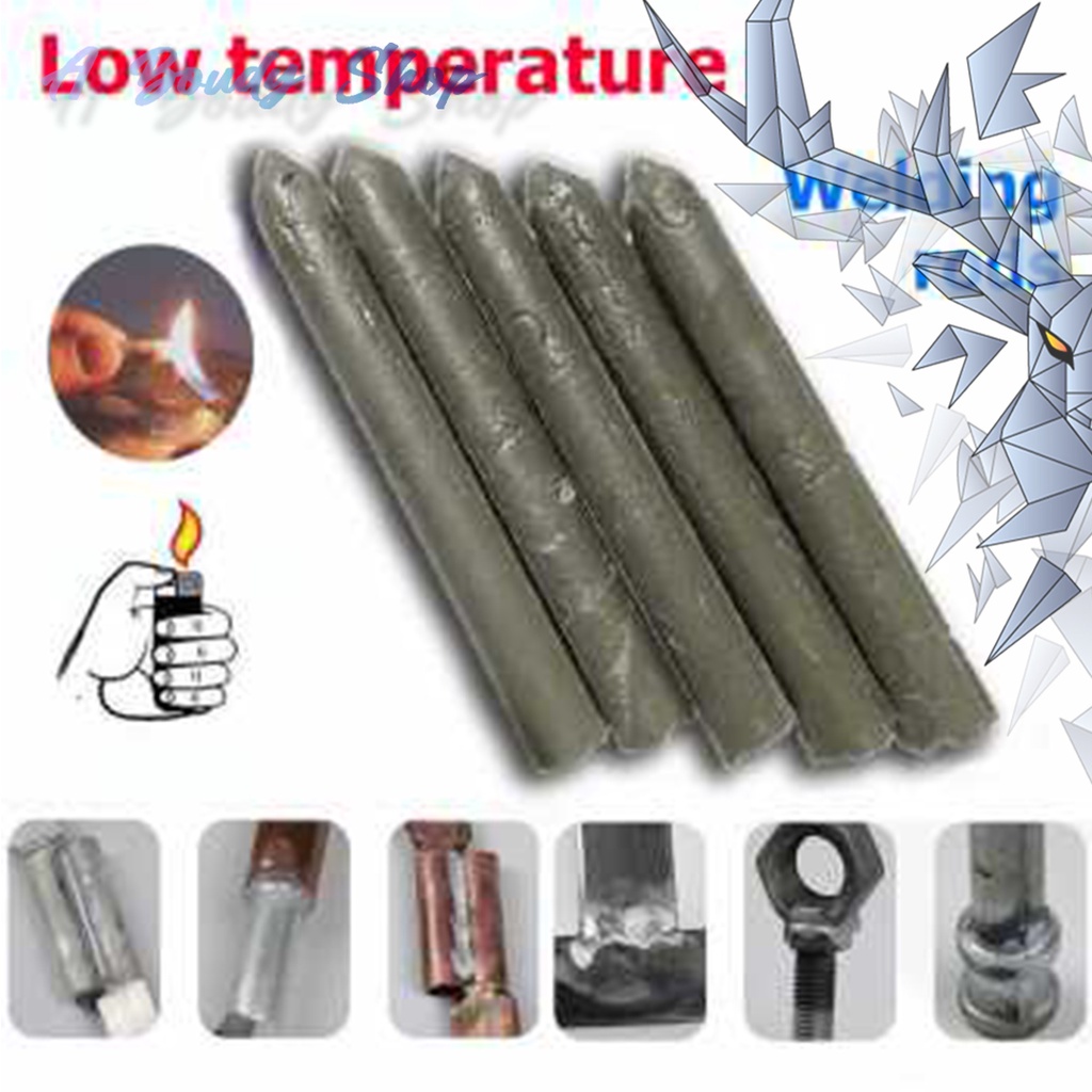 Jual Kawat Las Low Temperature Electrode Welding Sambung Besi Rod 3 Pcs ...