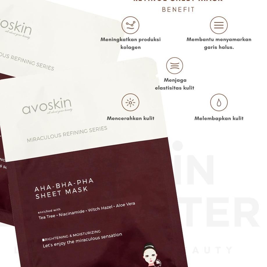 Jual Ayo Buruan MSBB - Avoskin Refining AHA BHA PHA Sheet M Teroke ...