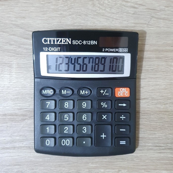 Jual Kalkulator Citizen SDC 812BN - Kalkulator 12 Digit | Shopee Indonesia