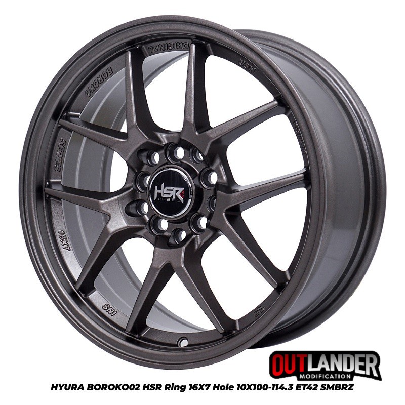 Jual Velg Racing Ring 16 Hsr Type Hyura Pelek Mobil Celica Golf Delica ...