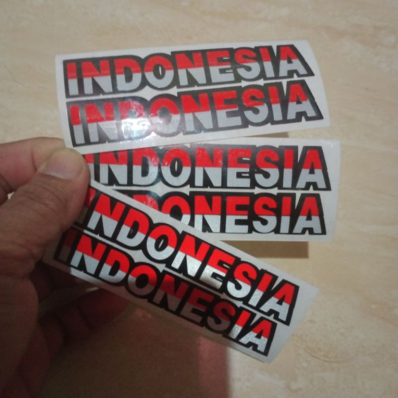 Jual STICKER CUTTING INDONESIA sticker indonesia, stiker indonesia.1pcs ...