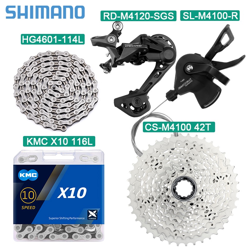 Jual PREORDER Original SHIMANO 10S DEORE M4100 Groupset CS-M4100 ...