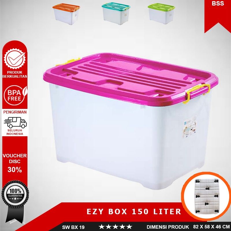 Jual kontainer box ezy 150 liter | Shopee Indonesia