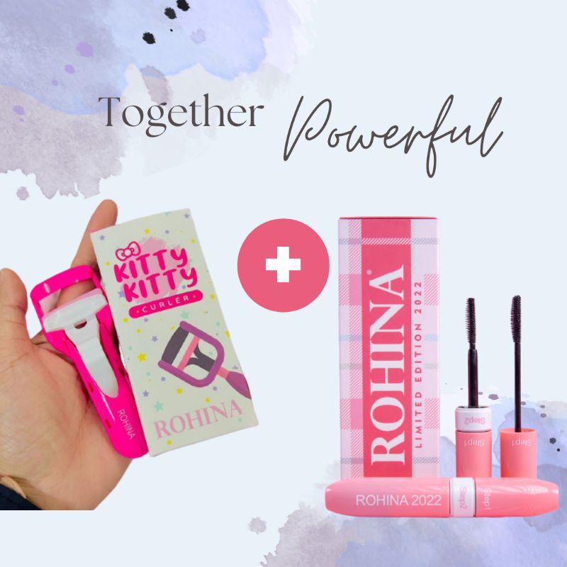 Jual Paket Maskara Rohina dan Kitty Kitty Curler | Shopee Indonesia