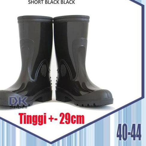 Jual Steffi Boots Pendek 26-27 / Sepatu Karet Boot Tahan Air / Sepatu ...