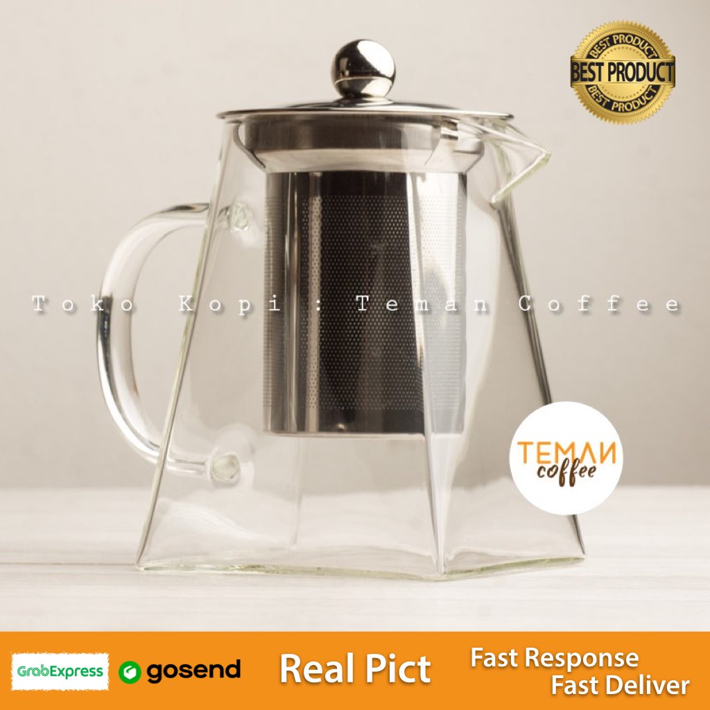 Jual Tea Pot / Teko Teh Kaca SZ002 Ukuran 500ml | Shopee Indonesia