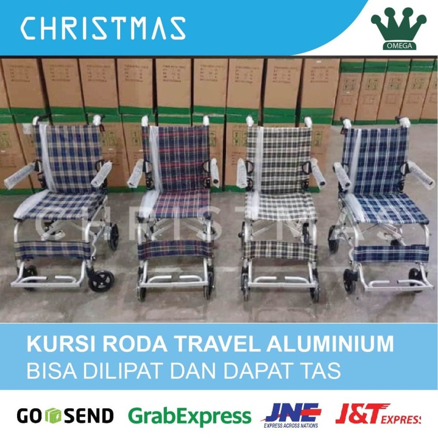 Jual Kursi Roda Travel Kabin Pesawat OMEGA / Kursi Roda Lipat ...