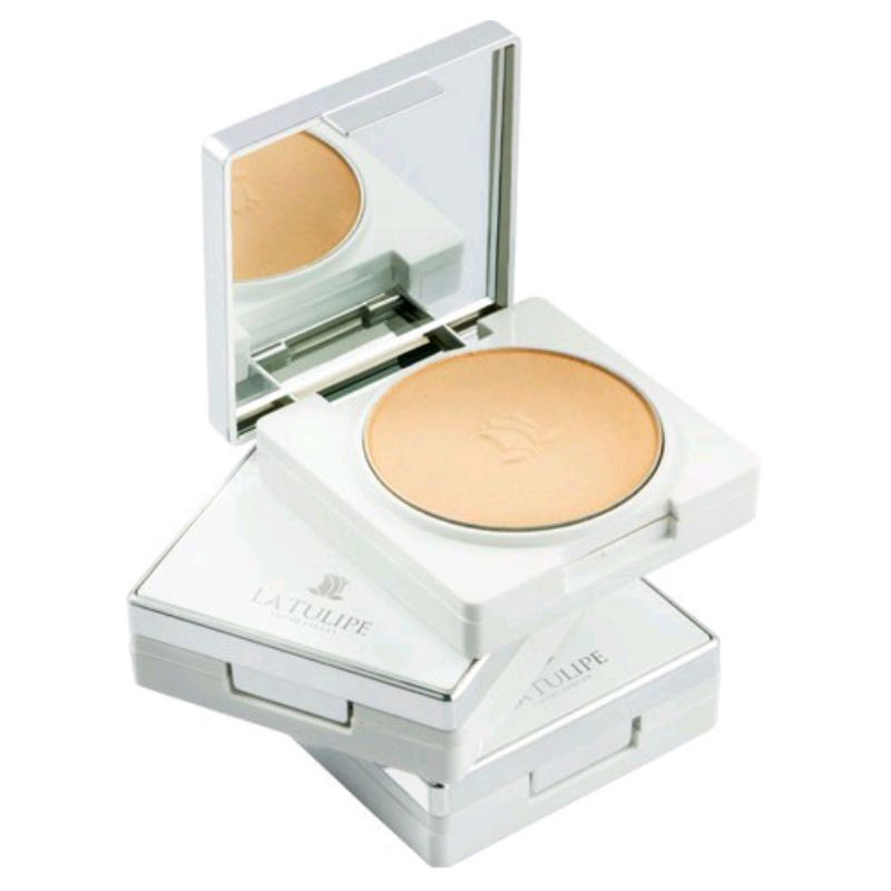 Jual LATULIP TWO WAY CAKE COMPACT POWDER PLUS KACA | Shopee Indonesia