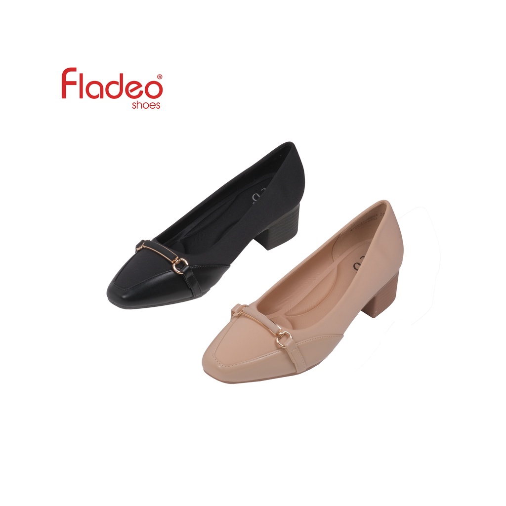 Jual Fladeo I22/LDFH641-2BG/Sepatu Ballerina Hak Tahu Wanita ...
