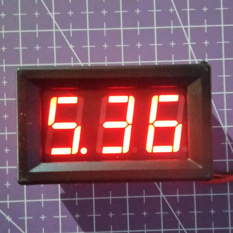 Jual Voltmeter Digital DC Volt Meter DC 5v - 30v | Shopee Indonesia