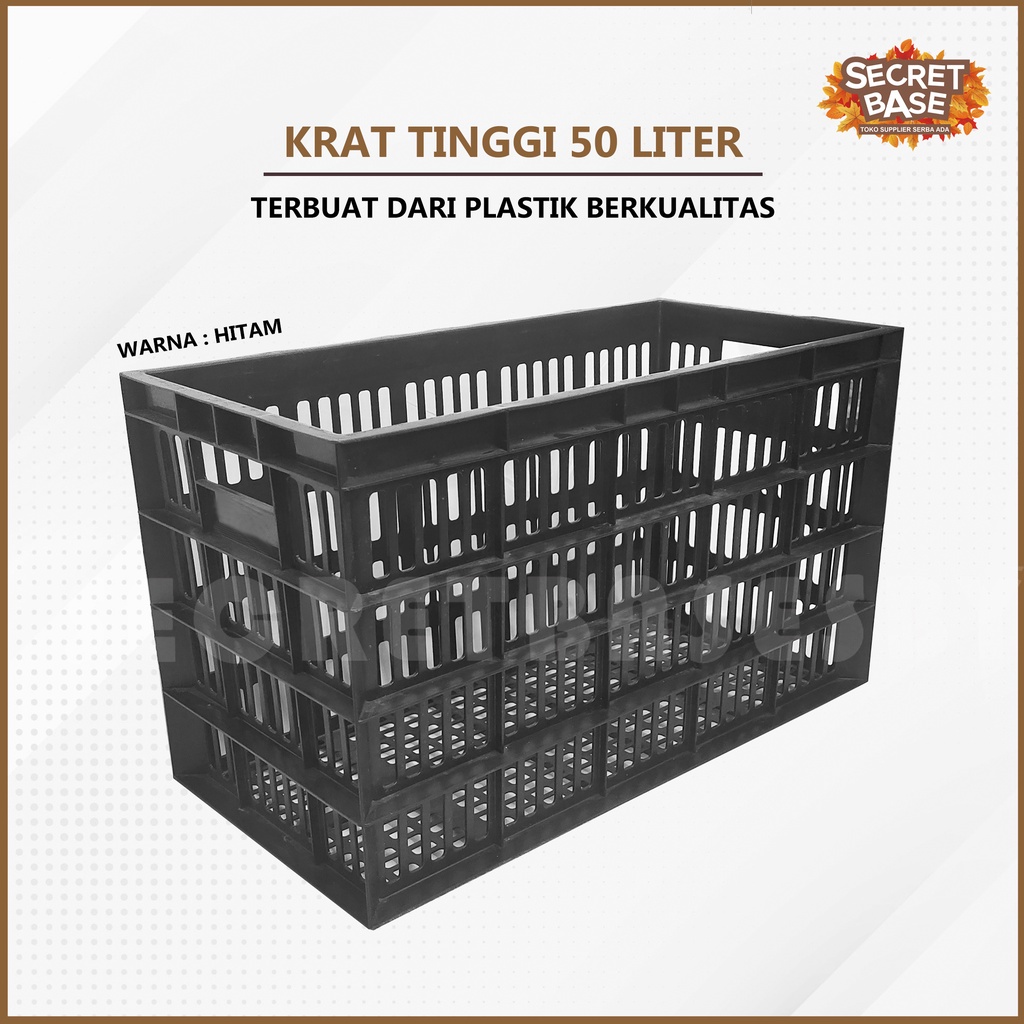 Jual KRAT TINGGI 50 LITER - Krat Rak Piring / Keranjang Pakaian ...