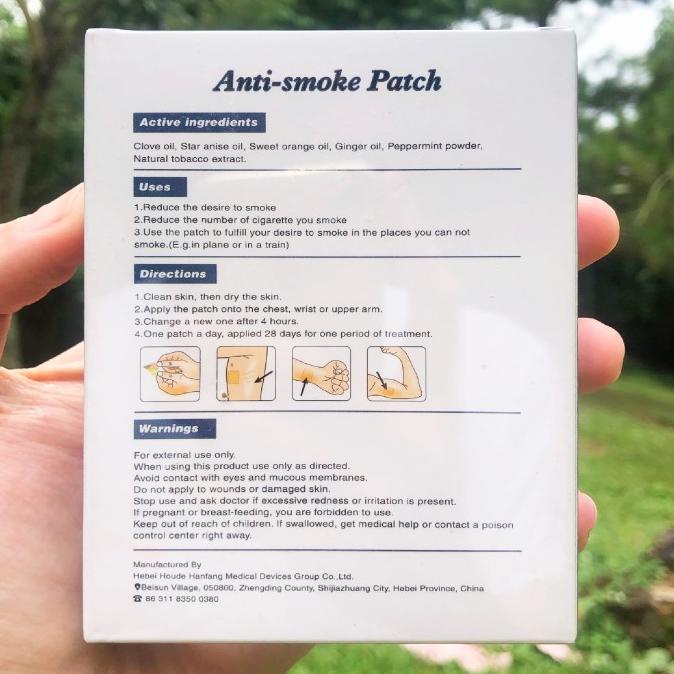 Jual Nicotine Patch Hodaf - Isi 5 Patch - Berhenti Merokok - Original ...