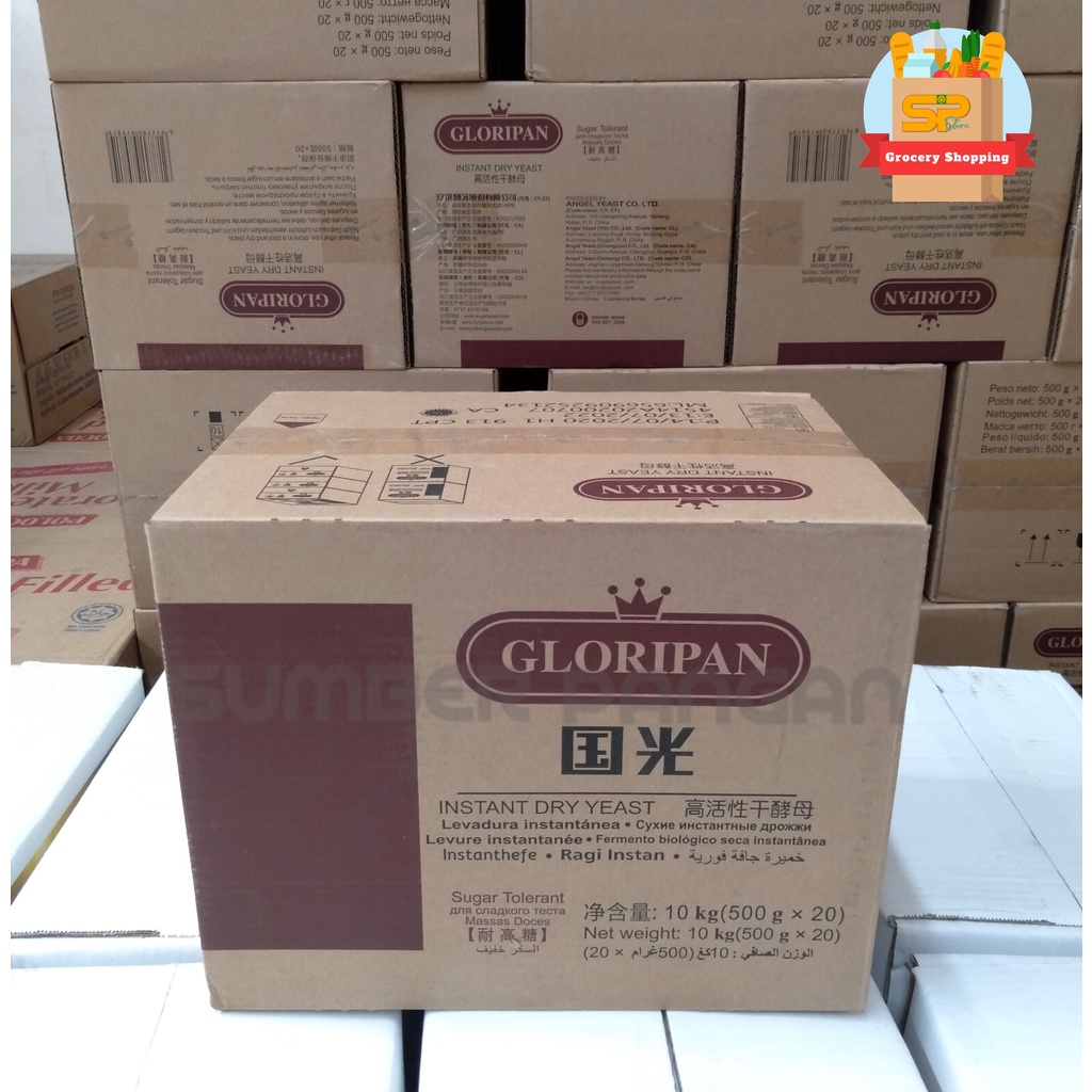 Jual GLORIPAN Instant Dry Yeast / Ragi Instan / Pengembang Kue ...