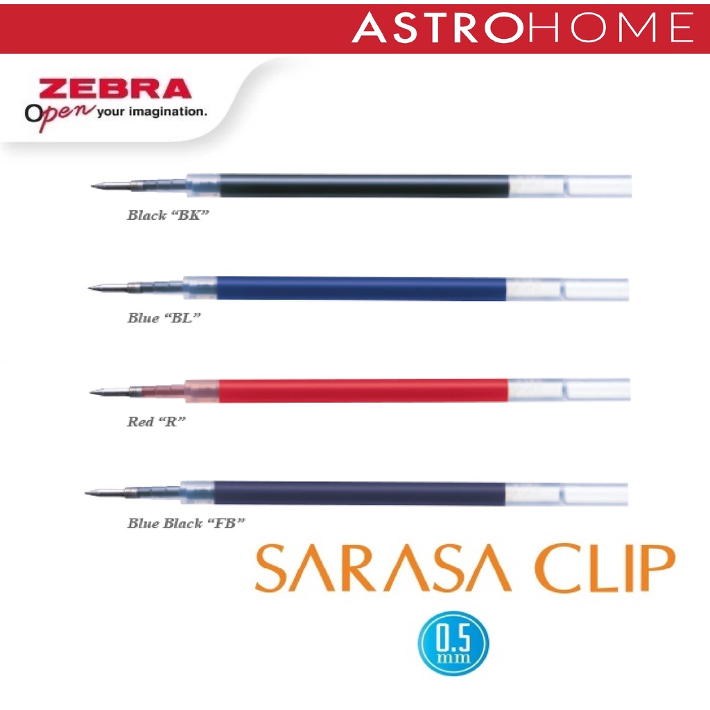 Jual Refill Isi Pulpen Ballpoint Pen Zebra Sarasa Clip Gel Ink Ballpen ...
