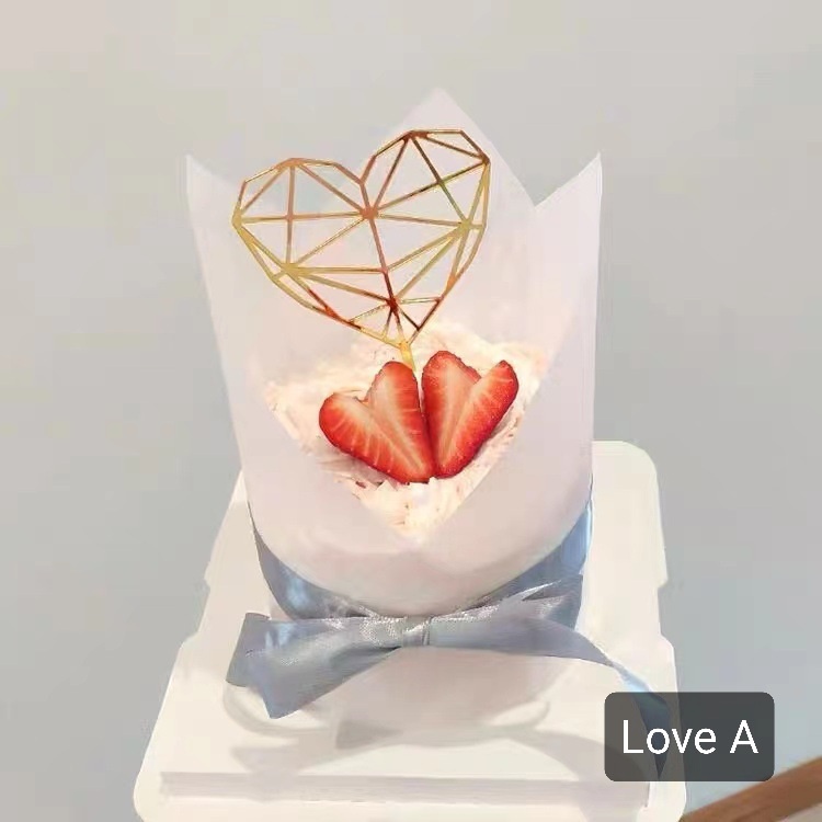 Jual Cake Topper Acrylic Love / Topper Cake Akrilik Valentine / Hiasan ...