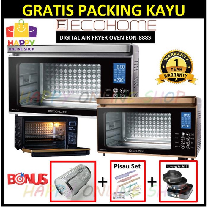 Jual Oven [Packing Kayu] Ecohome Oven Listrik Digital Electric Oven Eon ...
