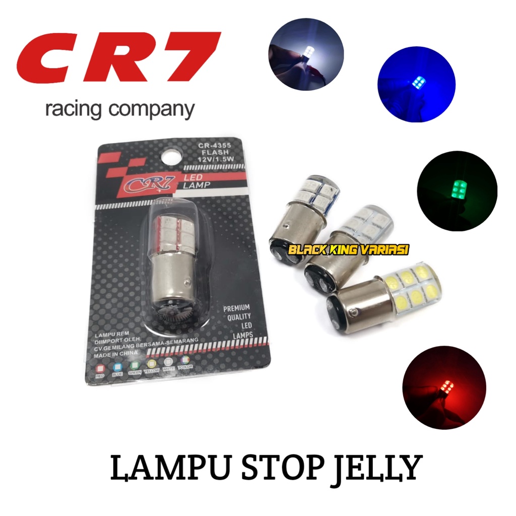 Jual Lampu Stop Jelly 12 Mata 12V Universal Motor Matic Lampu Rem Led ...