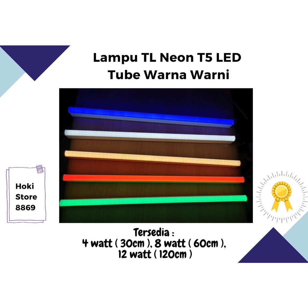 Jual Lampu TL Neon T5 LED 4W 30cm Tube Warna Warni | Shopee Indonesia