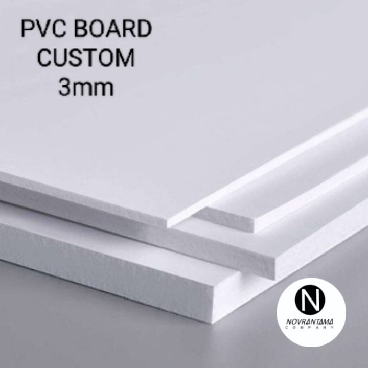 Jual PVC Board/ PVC Foam Board 3mm Custom Harga /cm2. Custom PVC 3mm | Shopee Indonesia