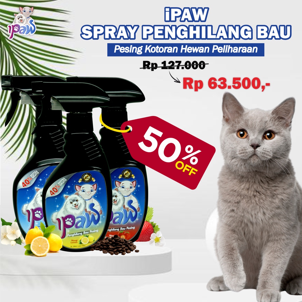 Jual IPAW Cairan Ampuh Penghilang Bau Pesing Urine Kotoran Hewan Kucing Anjing Kelinci Sugar ...