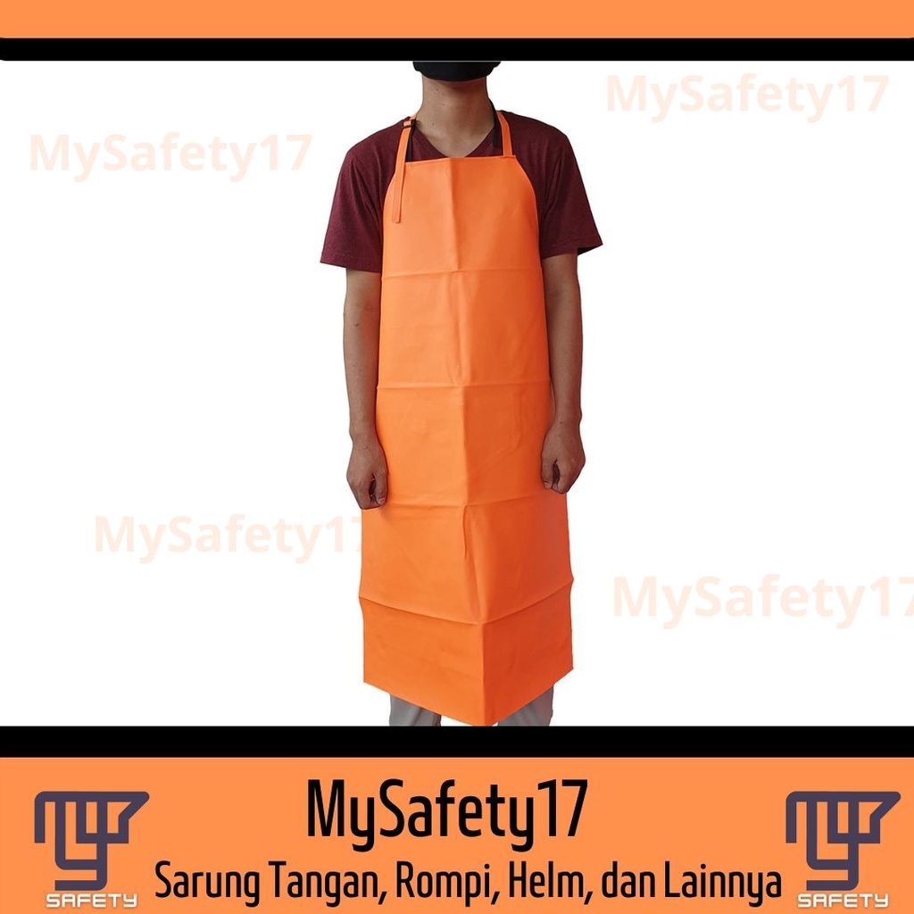 Jual Apron PVC Celemek Masak Anti Air Panjang 110cm PREMIUM QUALITY ...