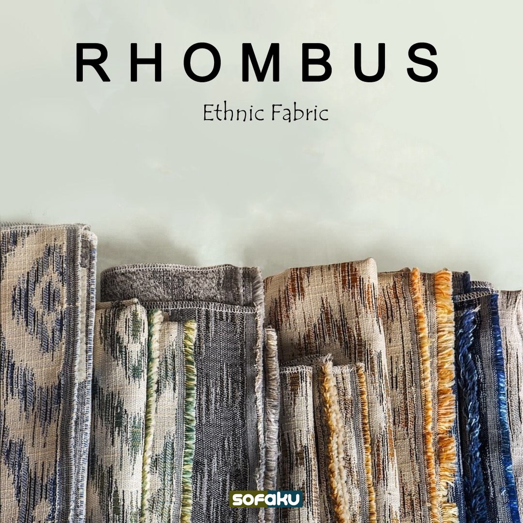 Jual RHOMBUS Kain Motif - Yugos Kain Etnik Motif Indian Sarung Bantal ...