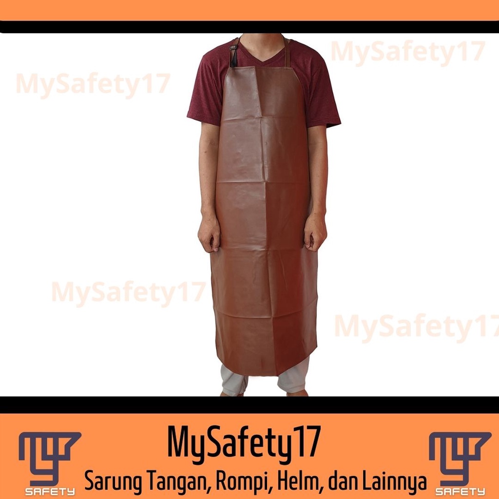 Jual Apron PVC Celemek Masak Anti Air Panjang 110cm PREMIUM QUALITY ...