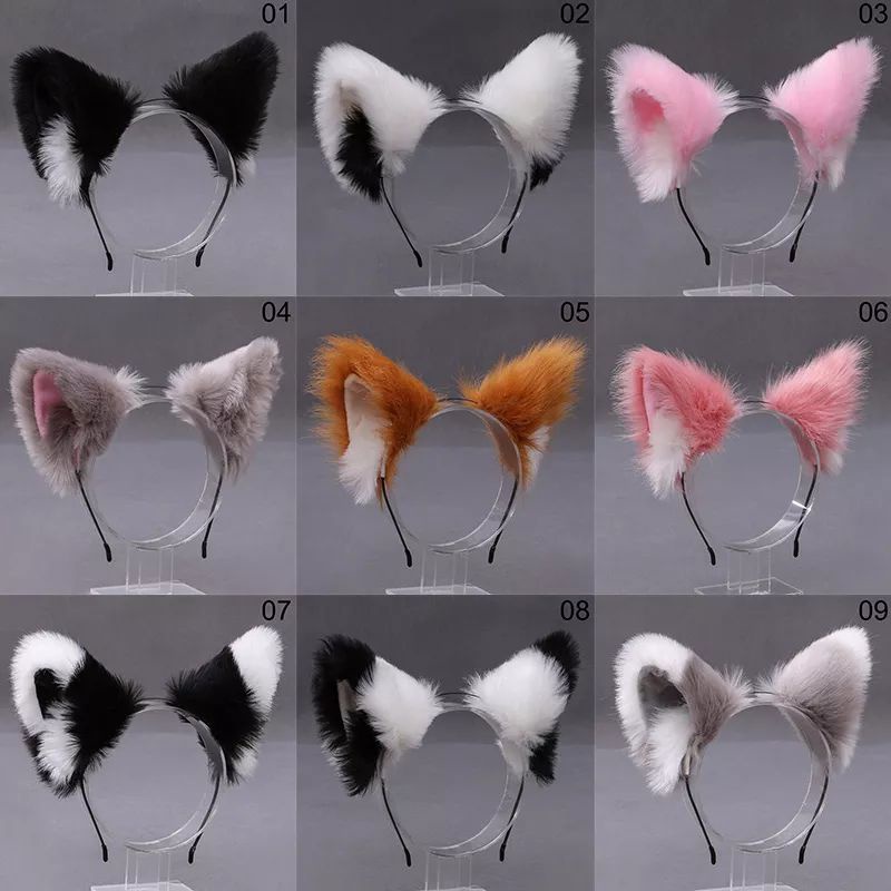 Jual BANDO KUPING TELINGA KUCING BULU TEBAL FUR EAR NEKOMIMI CAT KAWAII ...